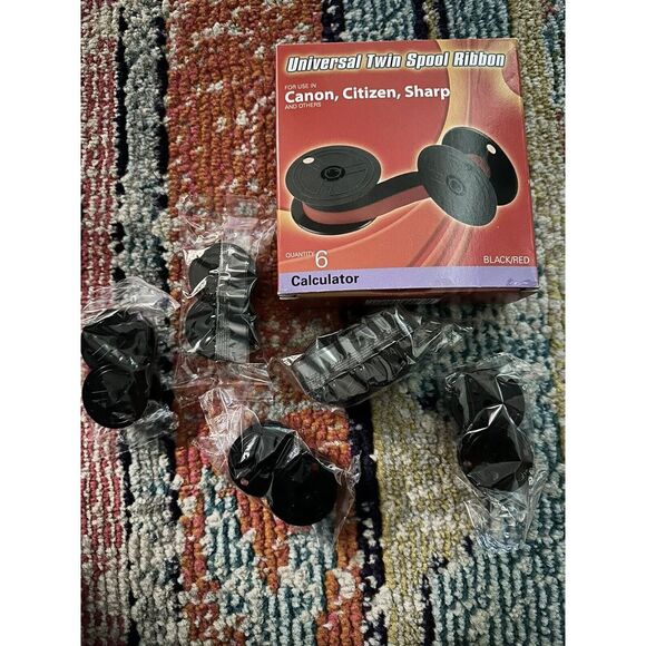 Office | Porelon Universal Twin Spool Calculator Ribbons 11216 Canon ...